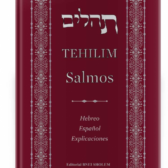 Tehilim con fonetica / salmos -hebreo- fonetica tapa dura mediano