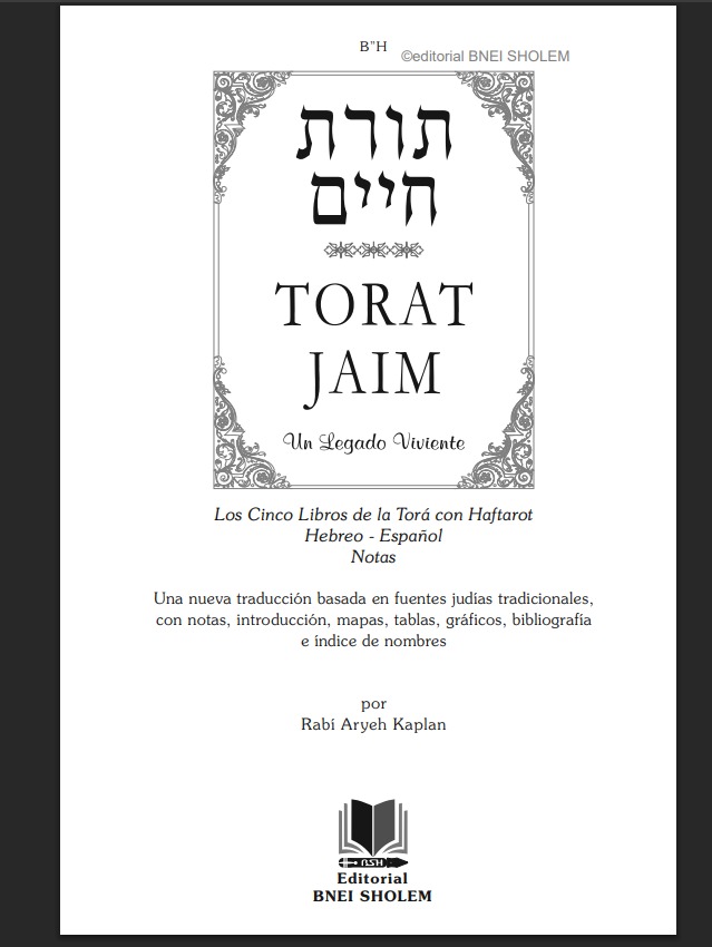 Torat Jaim grande - Jumash completo traducido.